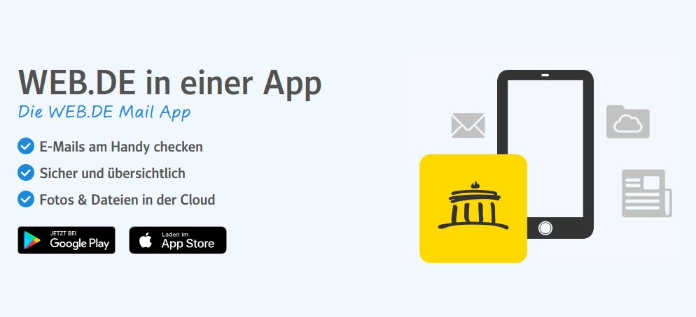 WEB.DE optimiert Abruf von Drittanbieter-Konten in der WEB.DE Mail App