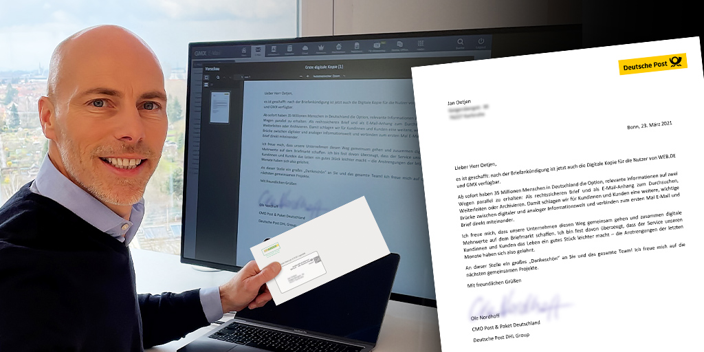 „Nächster logischer Schritt für die Digitalisierung der Briefpost“